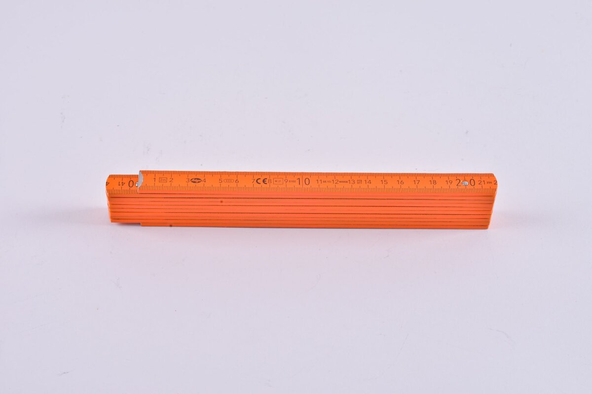 10Stk. ADGA weiss Qualitäts Zollstock 2 Meter Zollstock Meterstab Hol ...