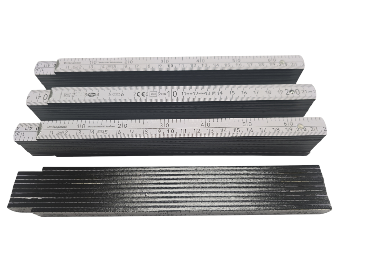 1x ADGA 250 mit Umfangteilung / Meter Meterstab Holz Winkel, 2,69